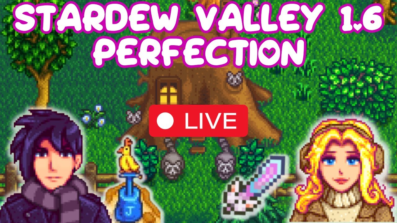 Stardew Valley 1.6 Perfection LIVE - New mastery achievement - YouTube