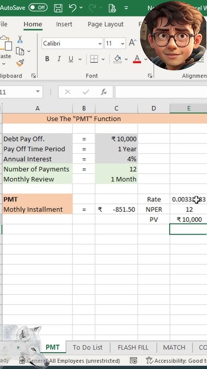 How to use The PMT Function #excel #msoffice #function #tutorial # ...