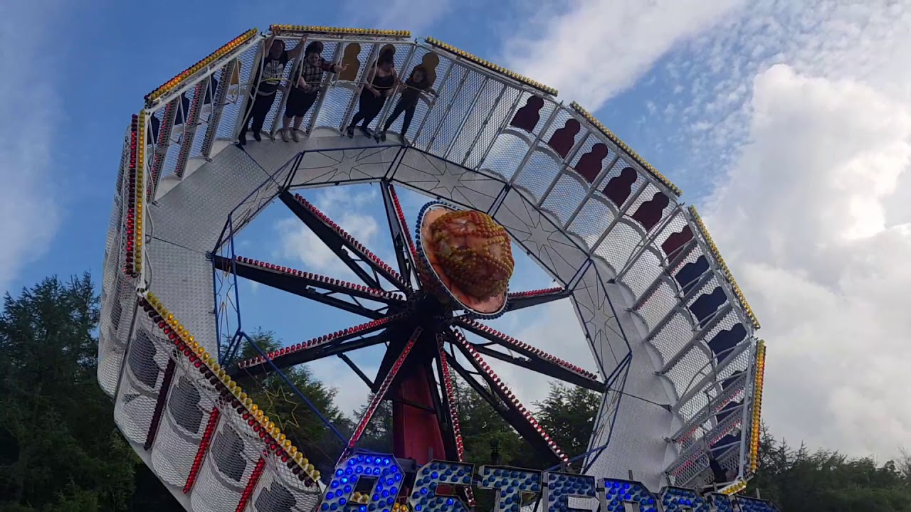 Slaters asteroid off ride Stanley funfair 2019 - YouTube