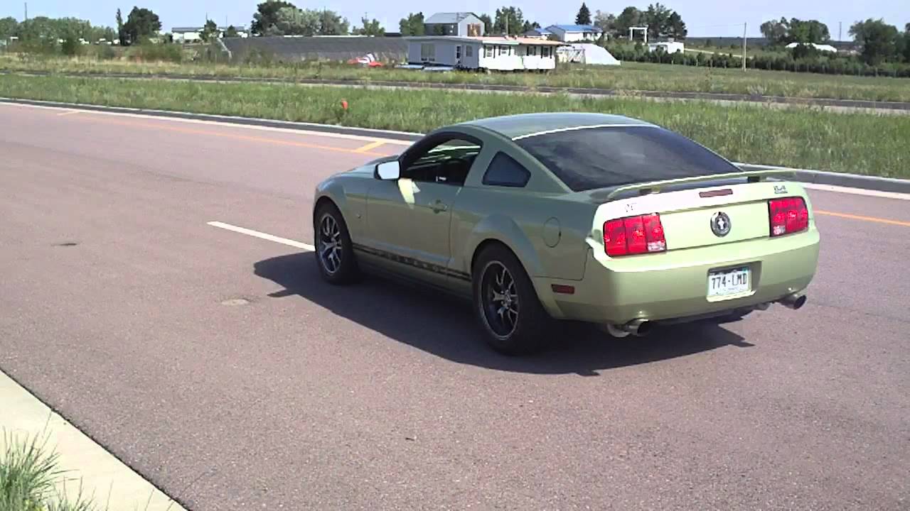 E85 Mustang 5.4L 3v V8 twin turbo... a little sideways - YouTube