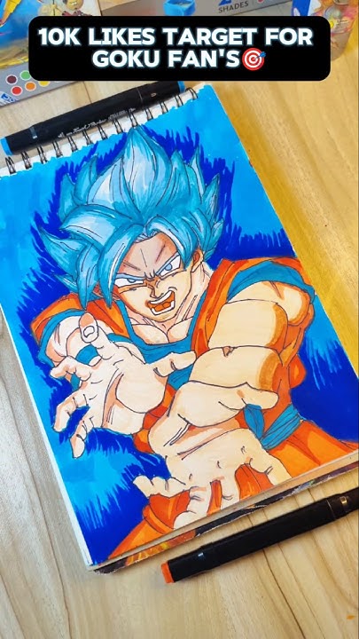 Day-23| Goku Drawing| Dragonballz | #goku #dragonball #viralvideo # ...