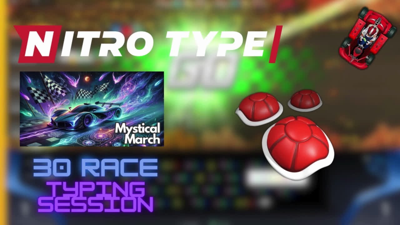 Nitro Type : 30 Session Typing - YouTube