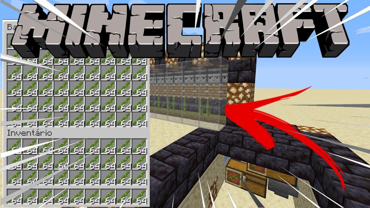 Como Fazer FARM de BAMBU no Minecraft 1.16.1 Tutorial (Java Edition, MCPE, Bedrock) - YouTube