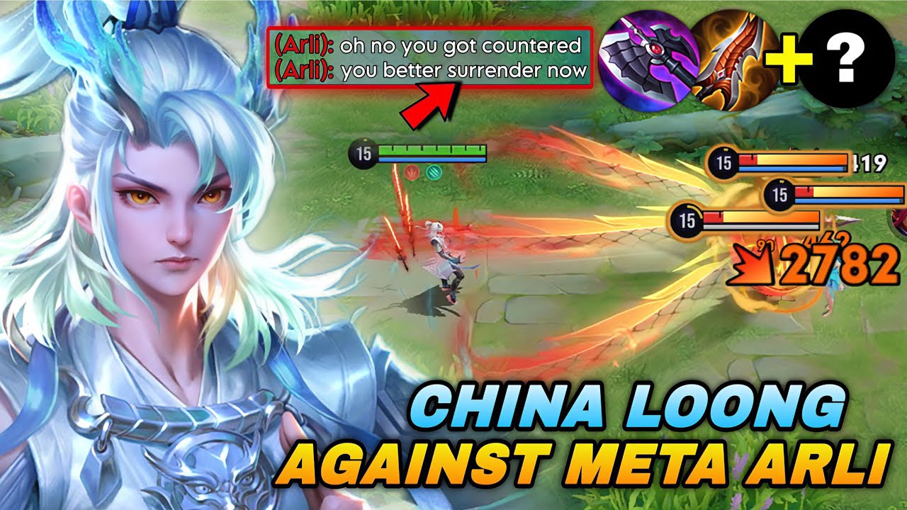 CHINA LOONG LOW SCORING GAME IN HIGH RANK AGAINST META MARKSMAN ARLI ...