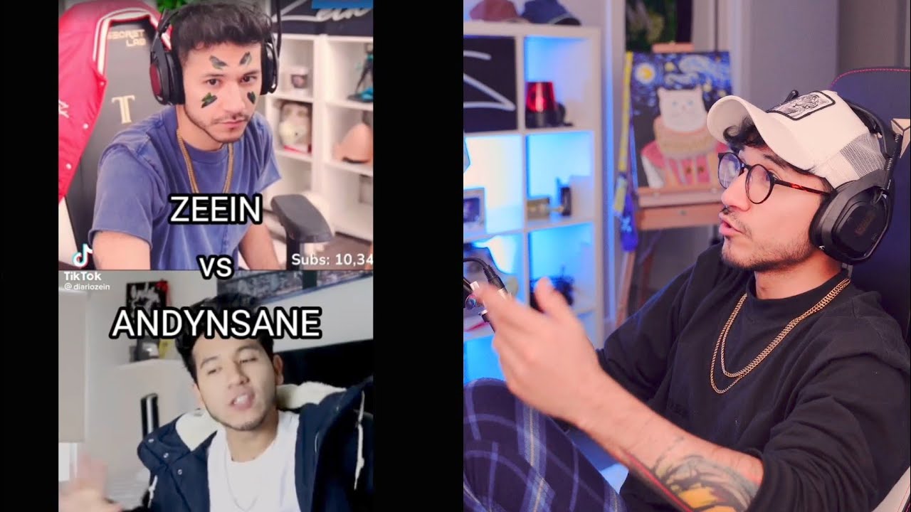 Zein aclara la comparacion que hacen entre Andynsane y Zein - YouTube