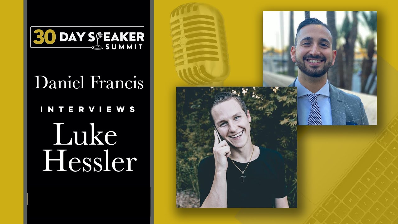 How to Become a Purpose Driven Speaker - Interview with Luke Hessler ...