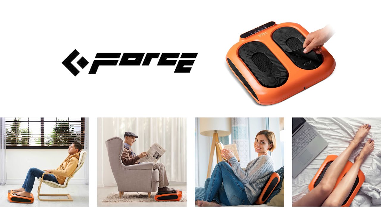 Foot Massager Legs and Back Trainer Legs Revolution Remote Control ...