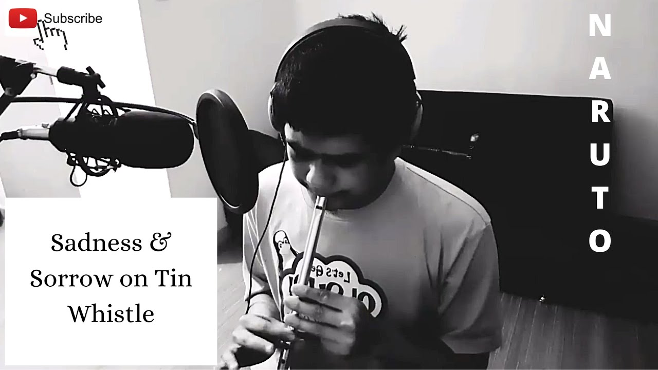 Naruto - Sadness and Sorrow (Tin Whistle) - YouTube