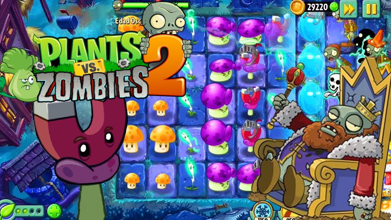 PLANTS VS. ZOMBIES 2: MAGNETOSETA CONTRA EL REY ZOMBIE | #50 - YouTube