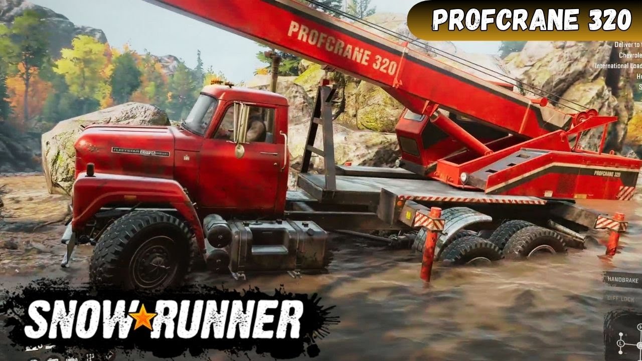 Snow Runner Aftermath DLC - Deliver the PROFCRANE 320 to the Sea Port ...