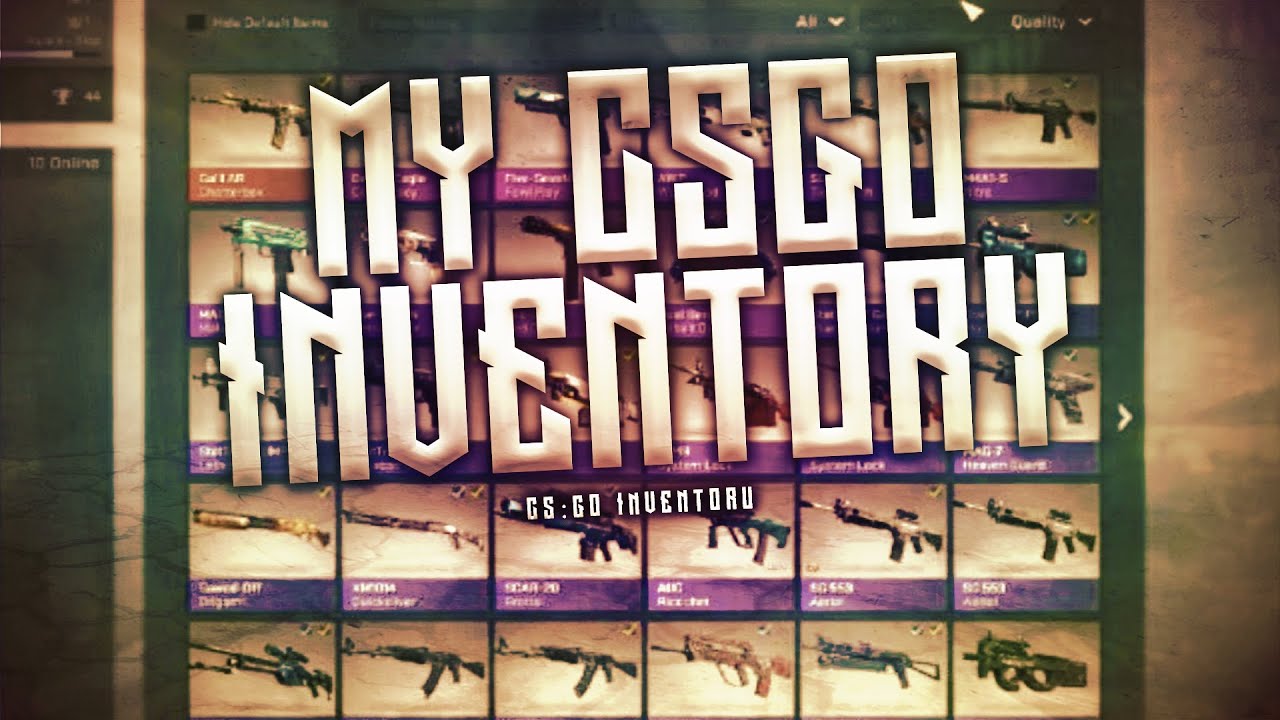 My CSGO Inventory Showcase - Counter Strike: Global Offensive - YouTube