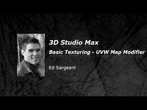 3DS Max - Basic Texturing with the UVW Map Modifier - YouTube