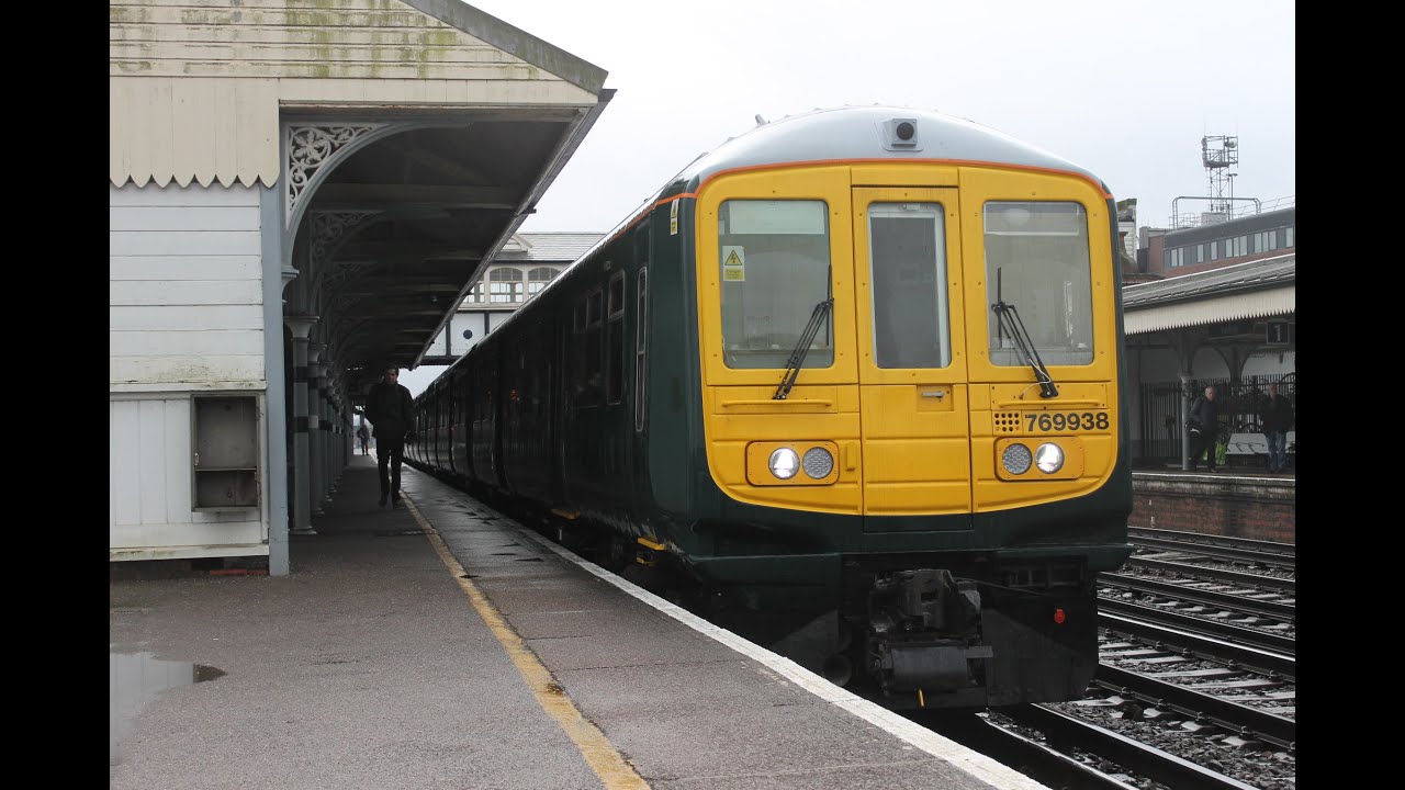 GWR Class 769s and SLC Operations 20s at Eastleigh. 19/1/22 - YouTube