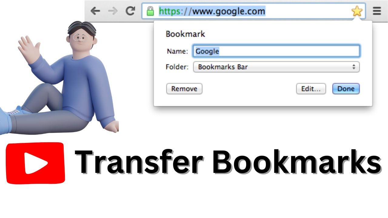 How to Move Bookmarks from One Browser to Another Easily - YouTube