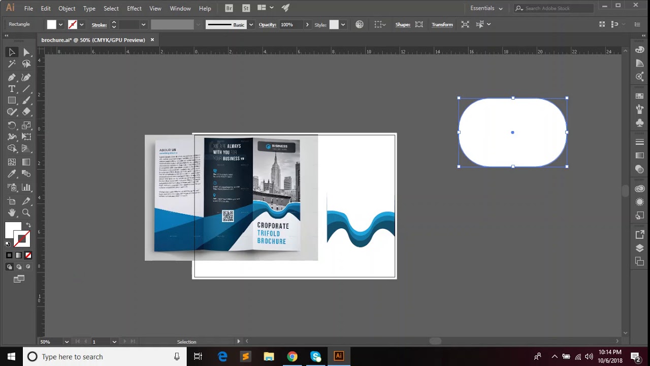 How to make corner widget visible in Adobe illustrator (AI) - YouTube