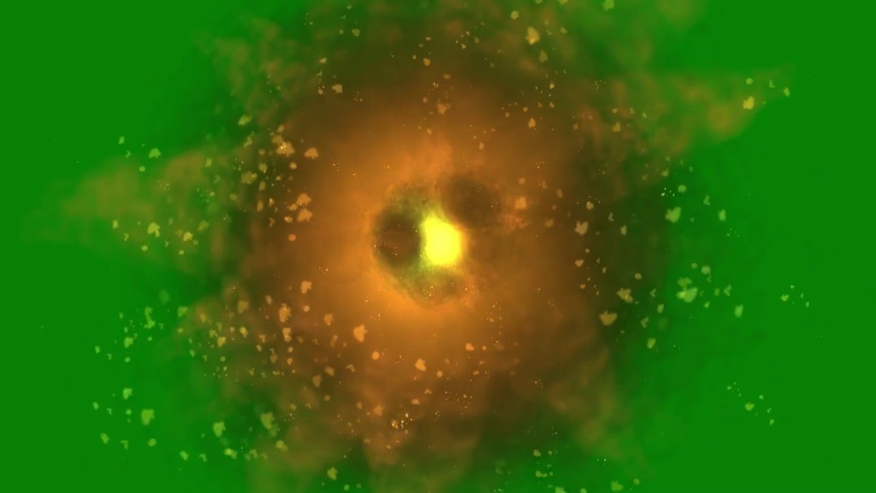 GREEN SCREEN VIDEO Huge PLANET/STAR Explosion in Space - YouTube