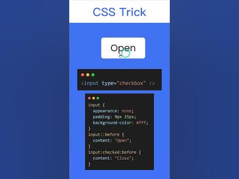 how to make an Open or close button animation effect using html and CSS with javascript # ...