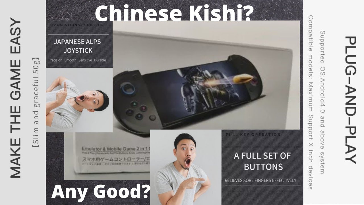Emulator & Mobile Game 2 in 1 Gamepad from China. Chinese Kishi? - YouTube