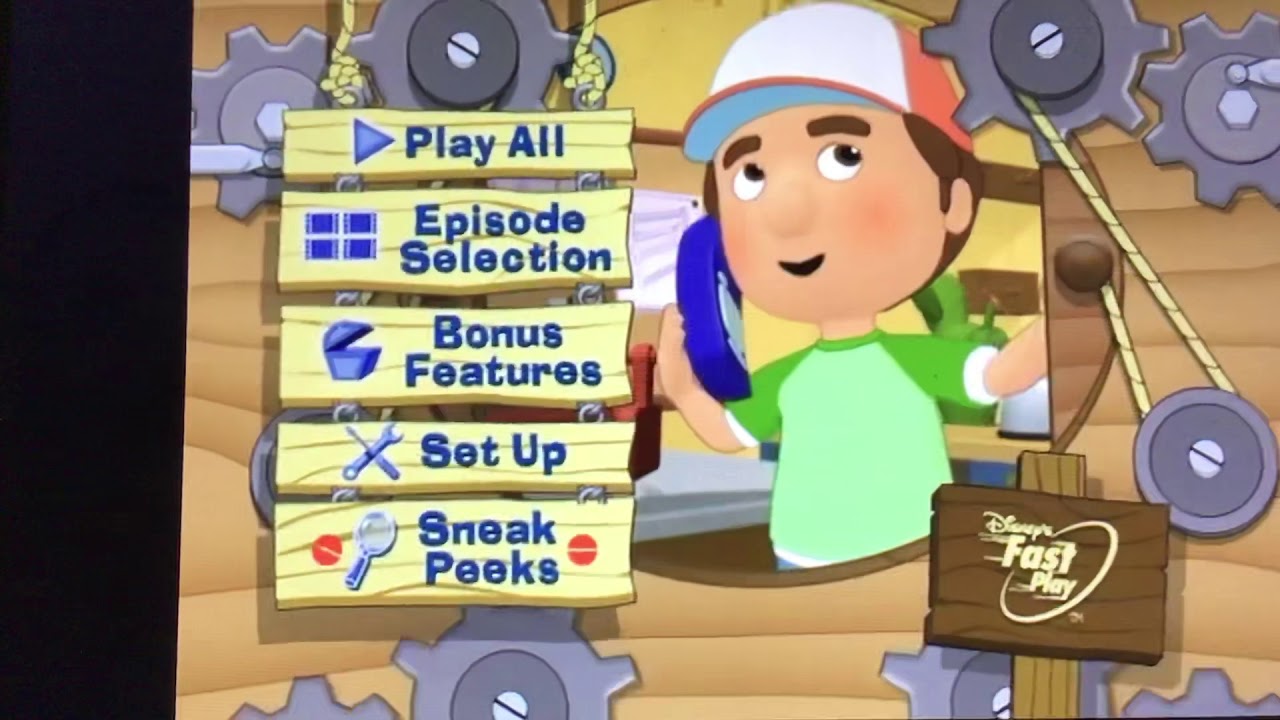 Handy Manny: Manny's Pet Roundup Sneak Peeks Menus - YouTube
