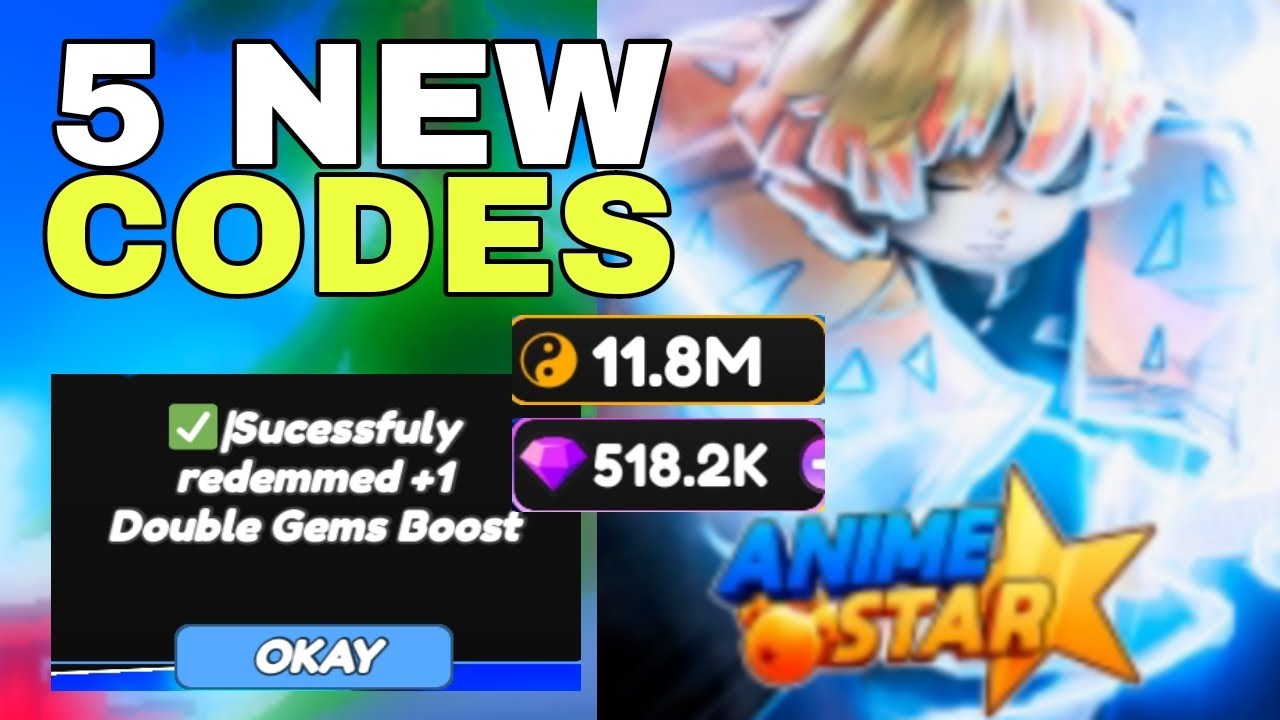 *New Update* Anime star simulator redeem codes | Anime star simulator ...
