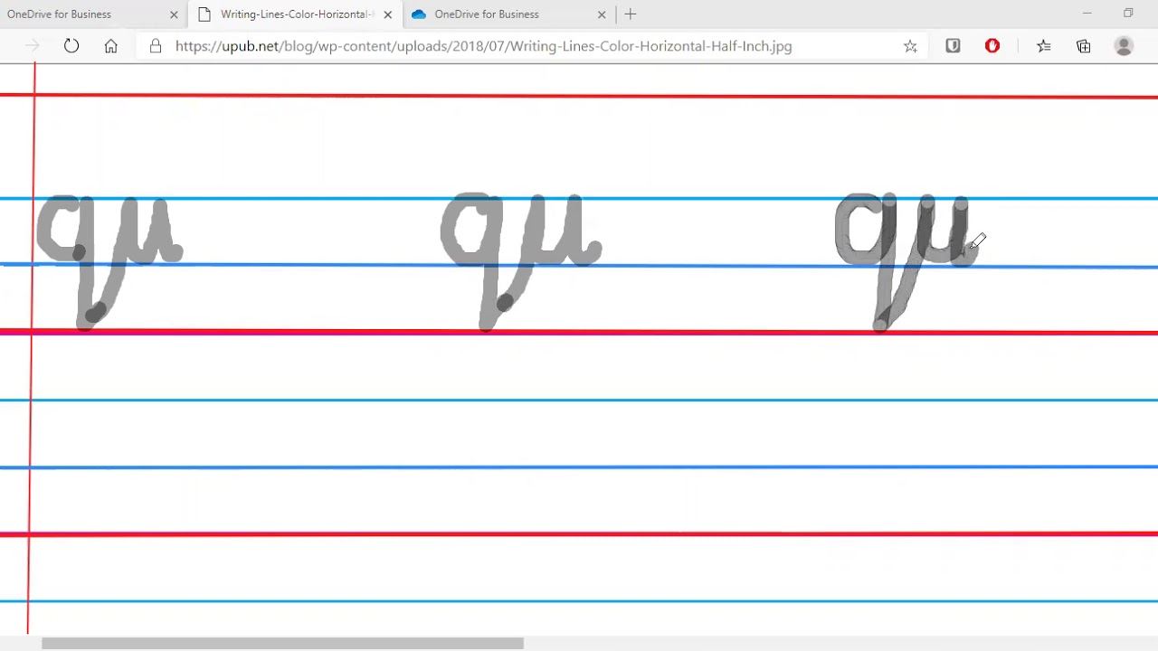 Writing of qu - YouTube