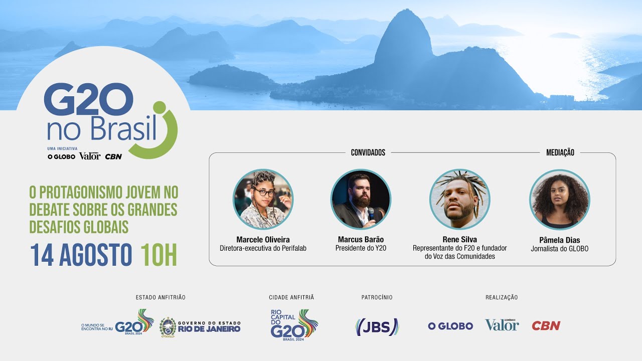 O protagonismo jovem no debate sobre os grandes desafios globais | G20 ...