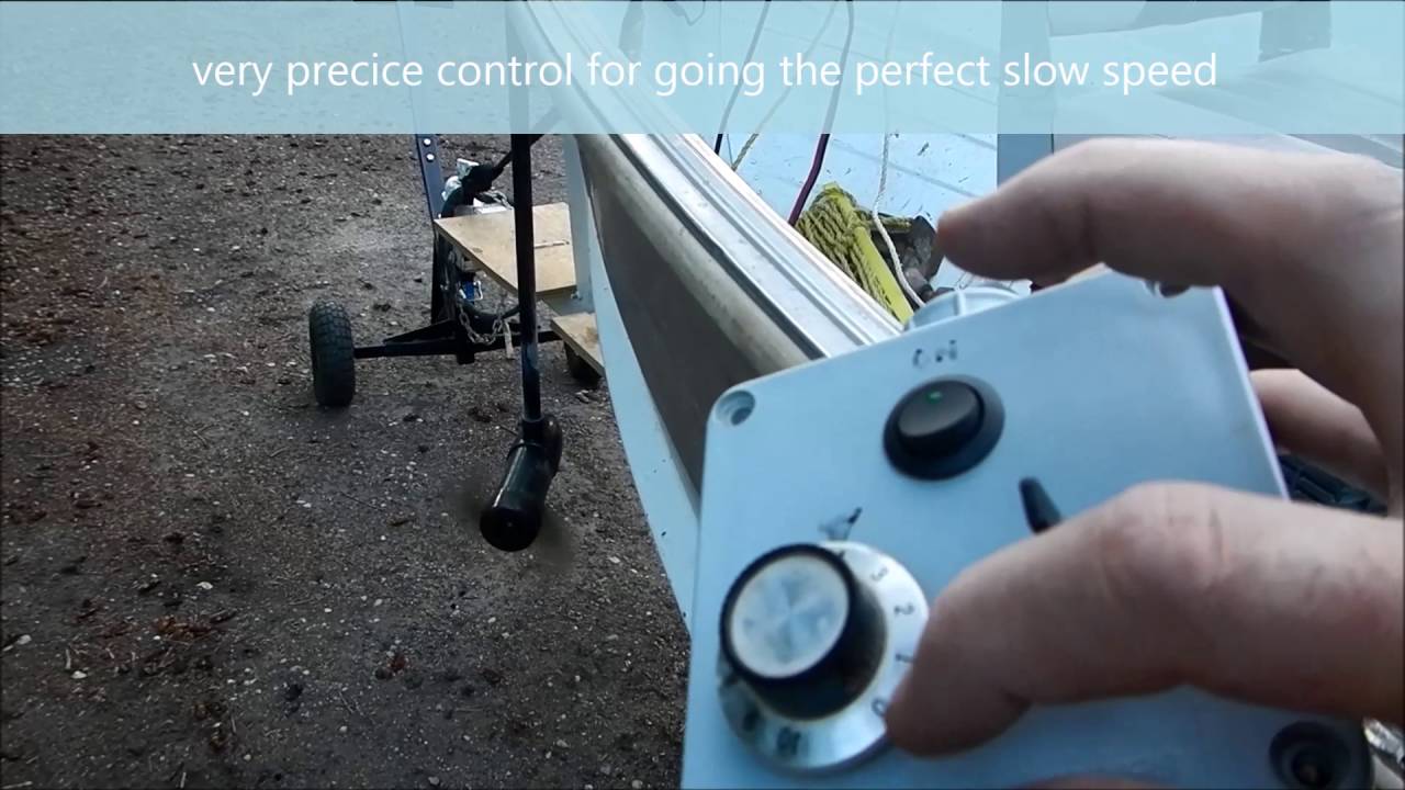 Custom trolling motor controls and LED's on fishing boat - YouTube