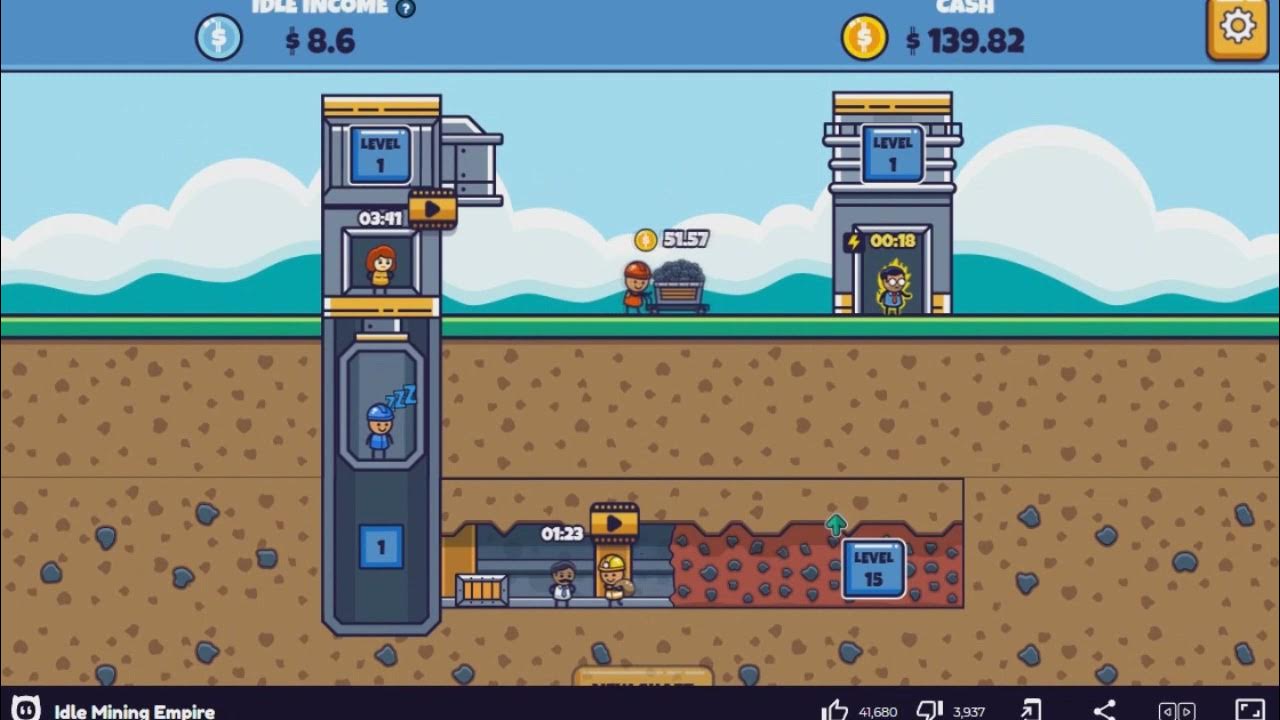 Idle Mining Empire - Free 2D Strategy , Mining Games online. - YouTube