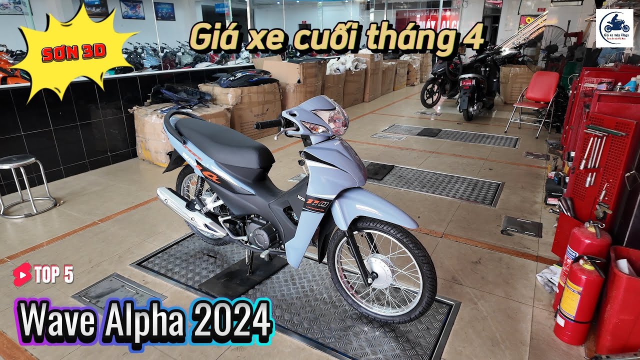 Wave Alpha 110 2024 sơn 3D về với CHỦ NHÂN NEW ️ Giá xe Wave Alpha cuối ...