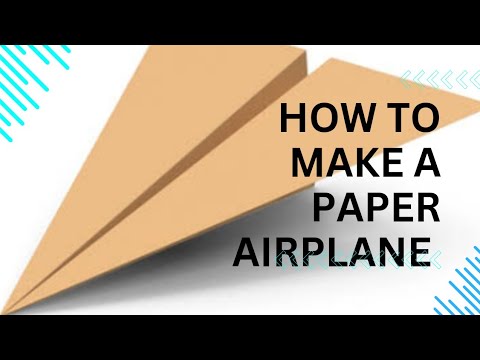 Worst paper airplane EVER? - YouTube