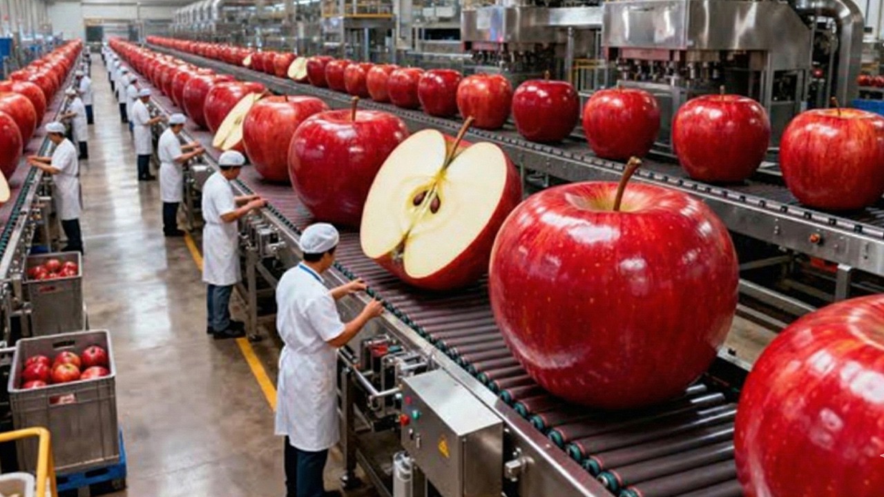 Inside a Apple Pie Factory – An incredible automated production process ...