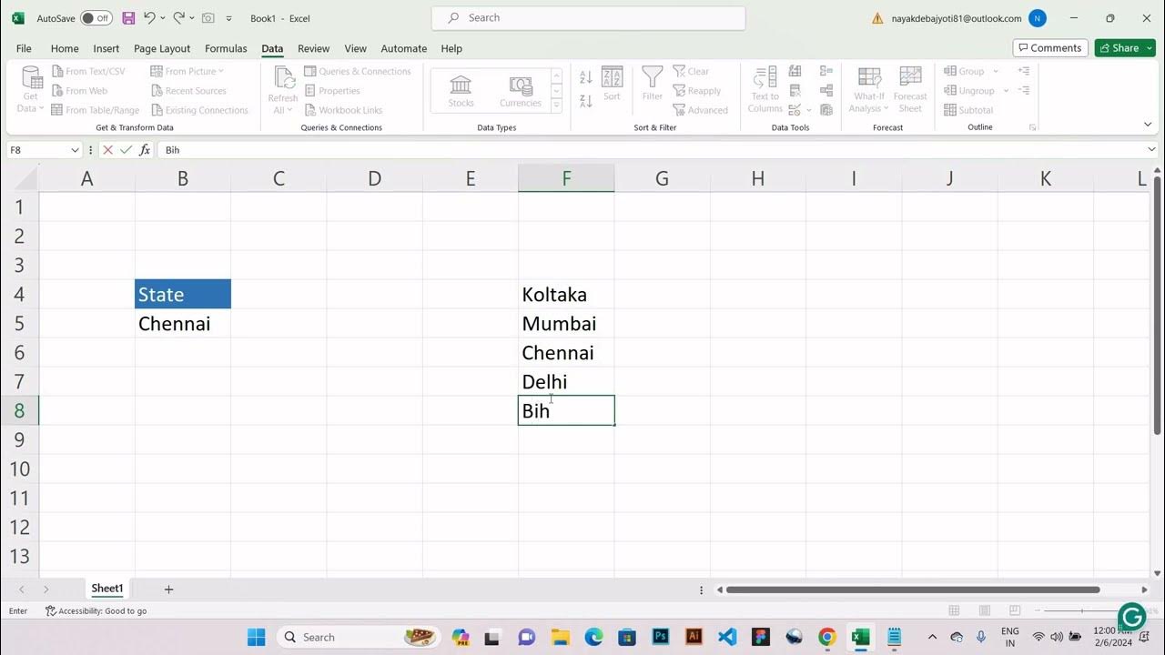 How to create dropdown in MS Excel - YouTube