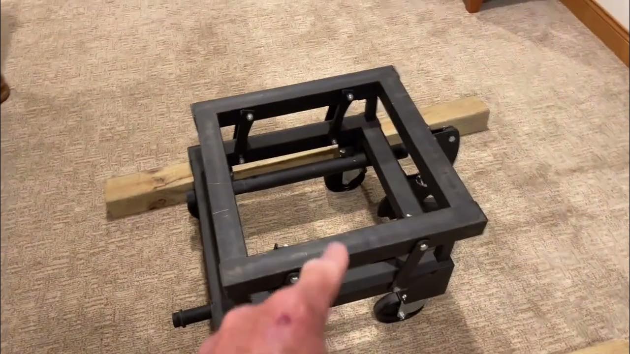 Moving a pool table by yourself! - YouTube