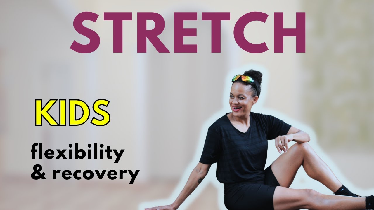 15-MIN FULL BODY KIDS WORKOUT - STRETCH & STRENGTH - YouTube