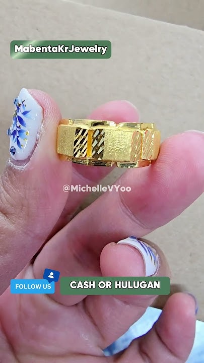 Ring for Men 11.25g 24k Korean Gold - YouTube