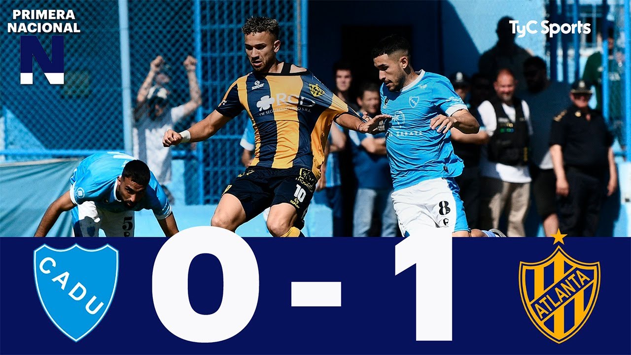 Defensores Unidos 0-1 Atlanta | Primera Nacional | Fecha 37 (Zona B ...