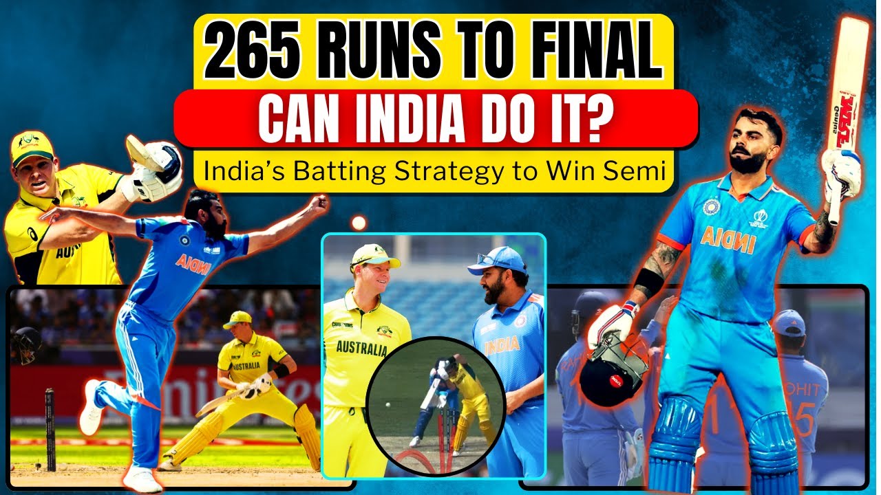 🔴 Must-Watch! India’s Masterplan to Chase 265 & Reach FINAL! 🏏 | India ...
