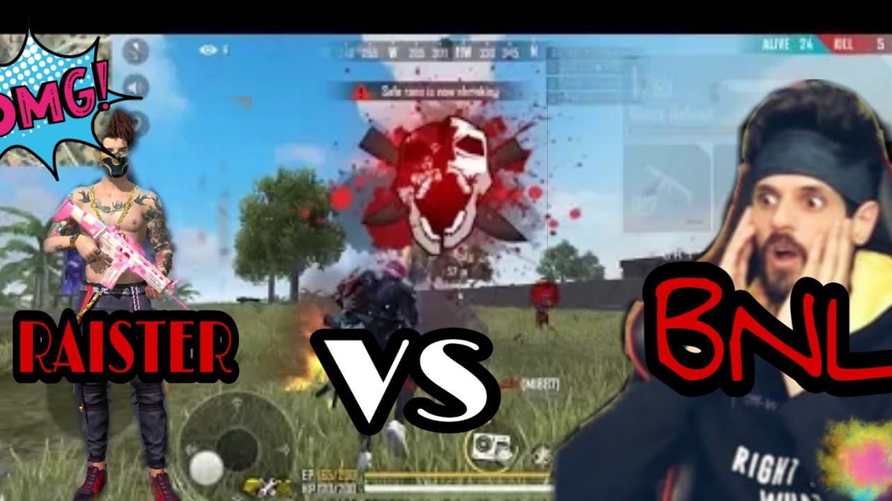 Mobile Faster PLAYER RAISTER vs BNL FREE FIRE GAMEPLAY 😮😮😮 - YouTube