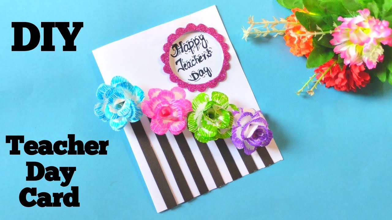 Diy Teachers Day Card Idea//Teacher Day Greeting card// Teacher Day ...