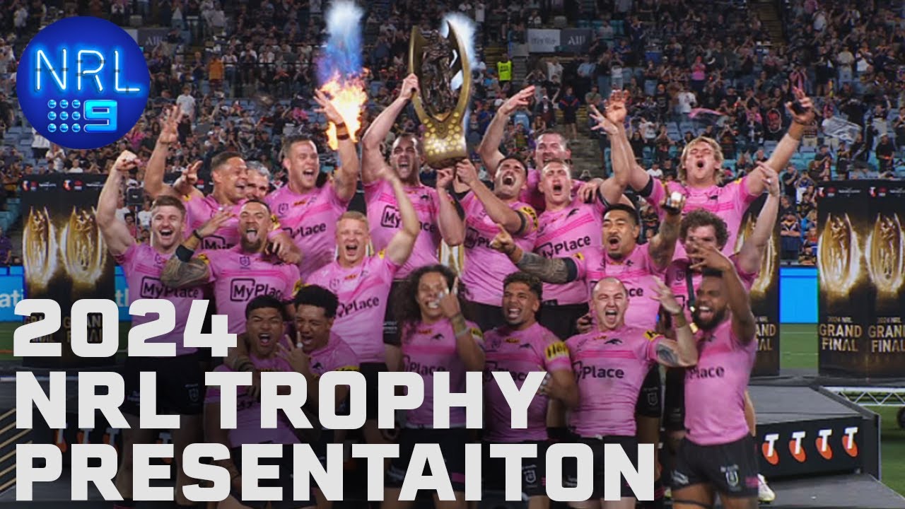 2024 NRL Trophy Presentation - NRL Grand Final | NRL on Nine - YouTube