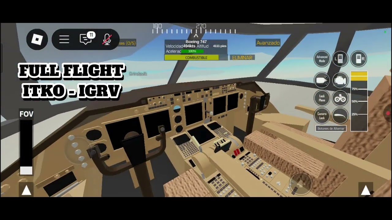 ️ FULL FLIGHT PTFS ITKO - IGRV ️ - YouTube