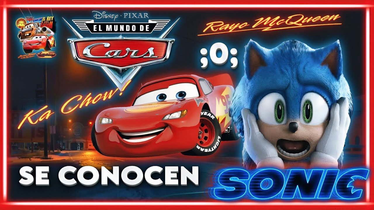 FANDUB Rayo McQueen y Sonic se conocen 🌀⚡ ️ (El Rey Del Random ...