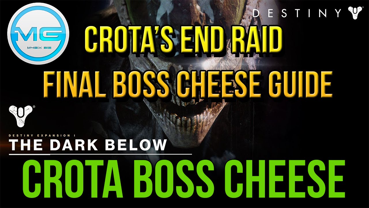 Destiny - "BEST NEW CROTA RAID BOSS CHEESE" | The Dark Below Crota's ...