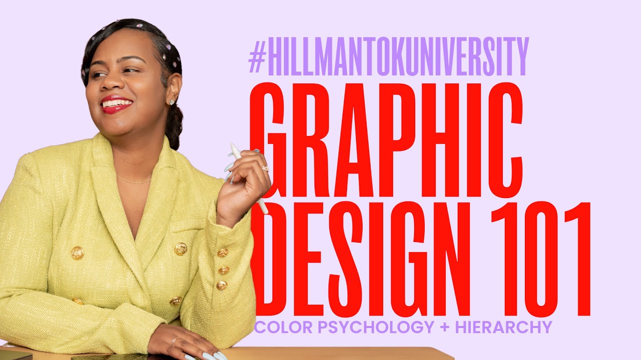 Graphic Design 101 - The Psychology of Color & Design Hierarchy - YouTube