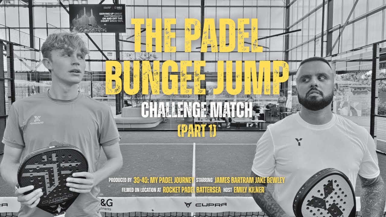 The Padel BUNGEE Jump Challenge Match (Part 1) - YouTube