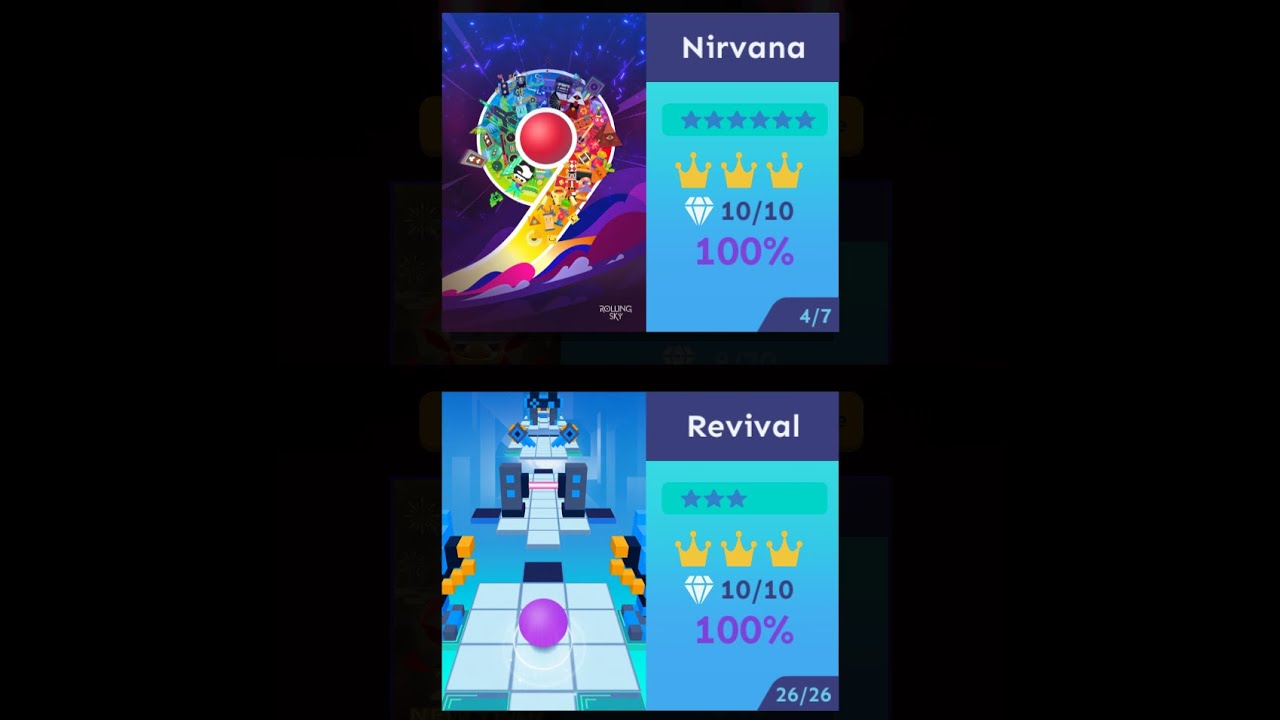 [Rolling Sky] Nirvana & Revival 100% (Perfect Way) - YouTube