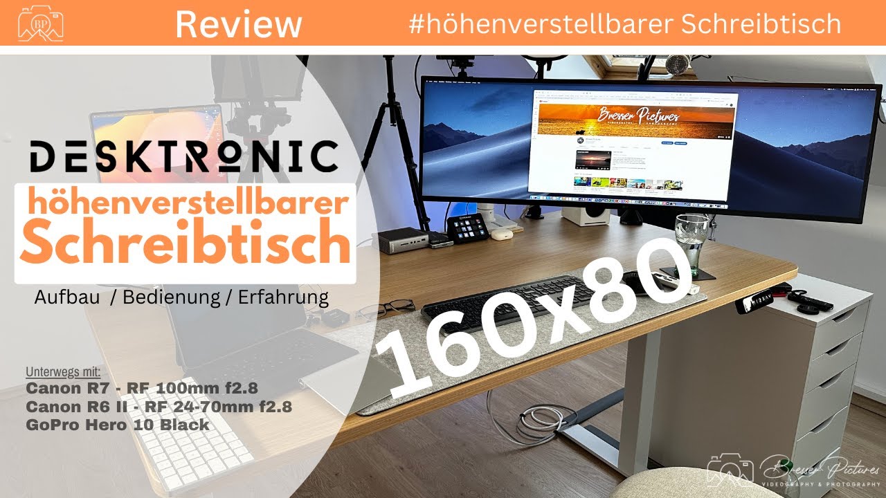 Desktronic - Schreibtisch höhenverstellbar - Review / Aufbau ...