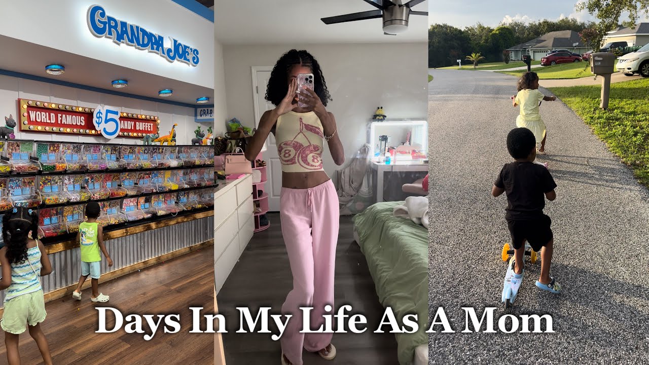 Days In My Life As A 25 Yr Old SAHM | Candy Shop 🍬, Back To School ...