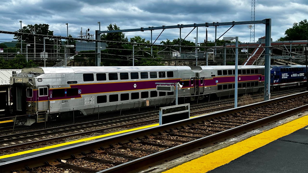 MBTA & Amtrak Trains at Readville (June 29, 2024) - YouTube