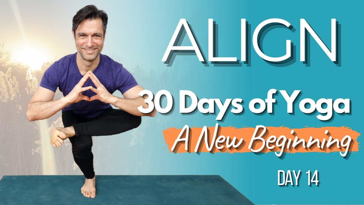 Full Body Yoga Flow to Align Energy | 30 Day Yoga Challenge - Day 14 ...